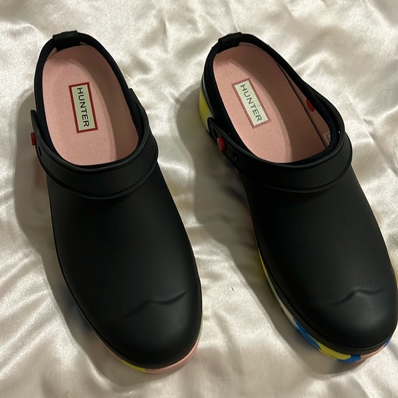 Hunter | Shoes | Hunter Play Colur Splash Rubber Clogs | Poshmark